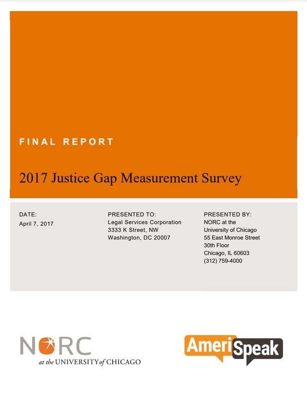 The 2017 Survey Technical Report | The Justice Gap Report